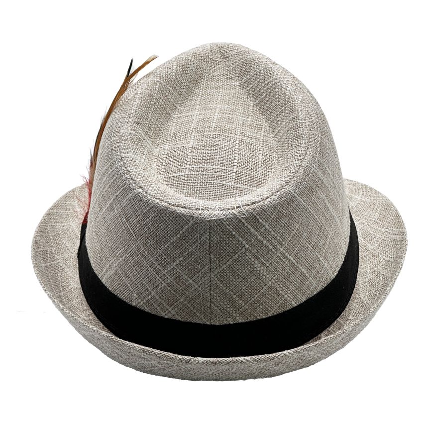 Wholesale Cream Color Trilby Fedora Hat