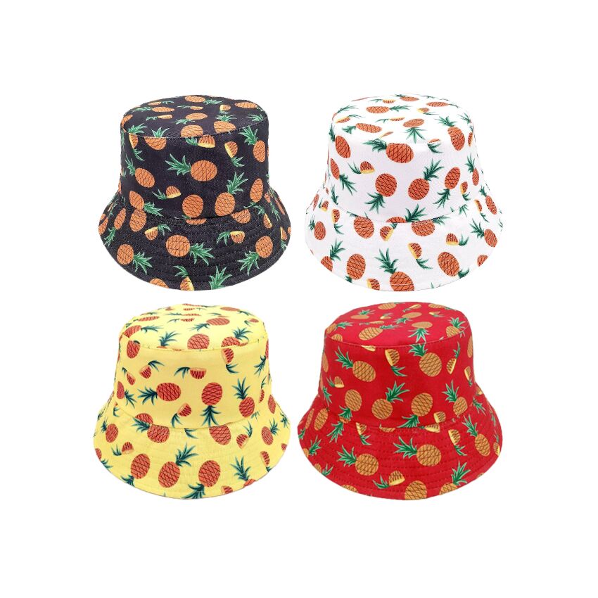 Wholesale Printed Bucket Hats - Reversible and Mix colors