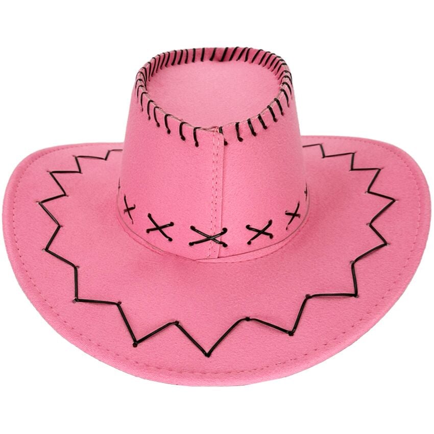 Bulk Retro Rodeo Wild West Cowboy Hat Set