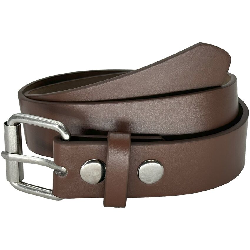 Bulk Brown Mixed Size Kid Belts - Wholesale Deals!