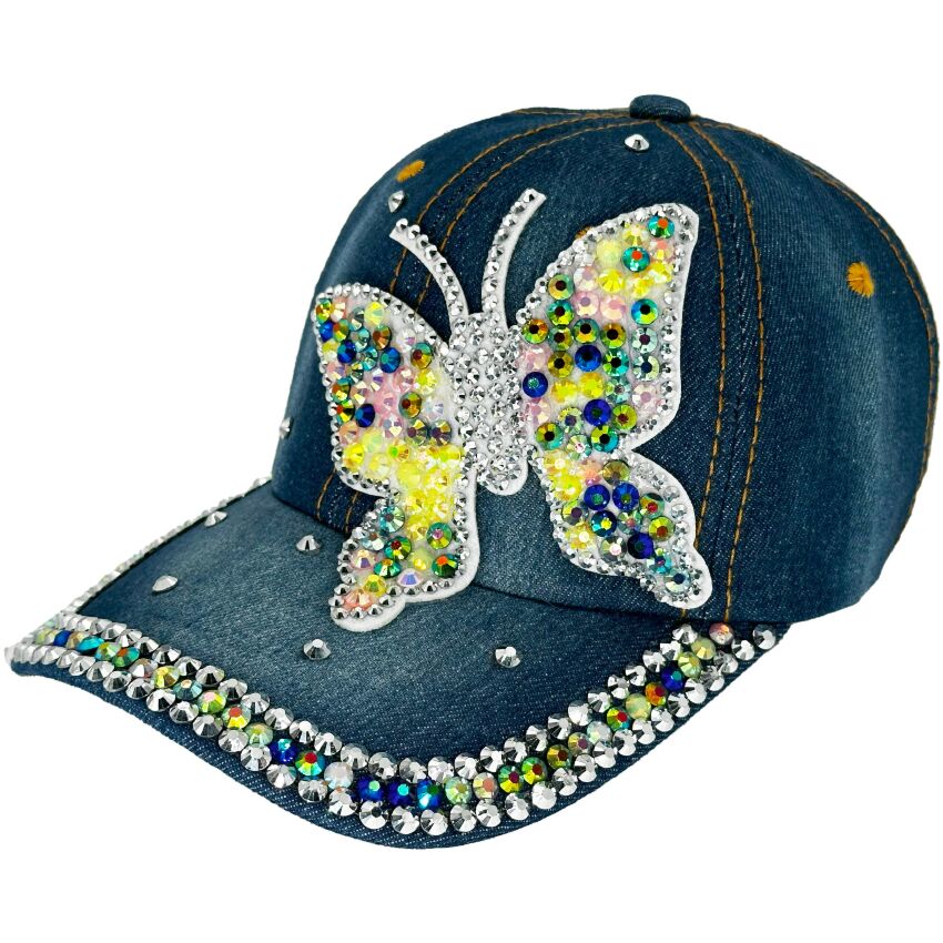 Wholesale Denim Caps - Rhinestone Caps Wholesale