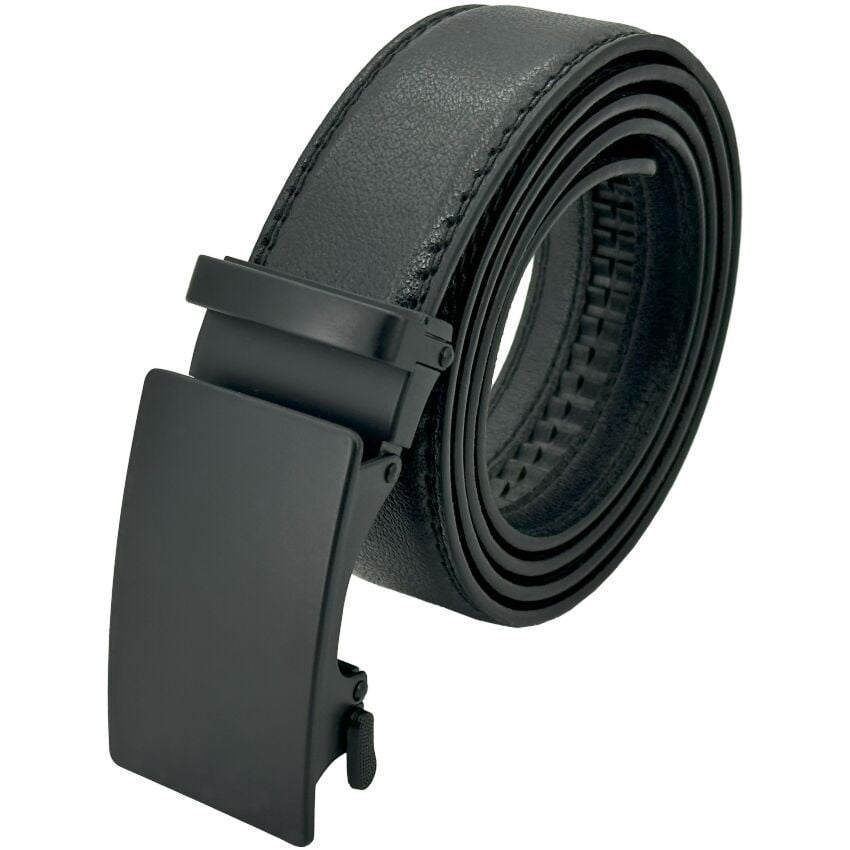 Wholesale Ratcheting Belts - Classic Black, Adjustable