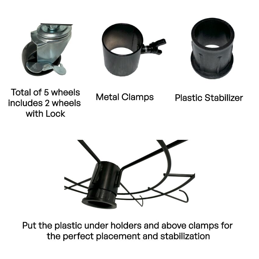 Wholesale Display Racks - Multipurpose 10 hooks