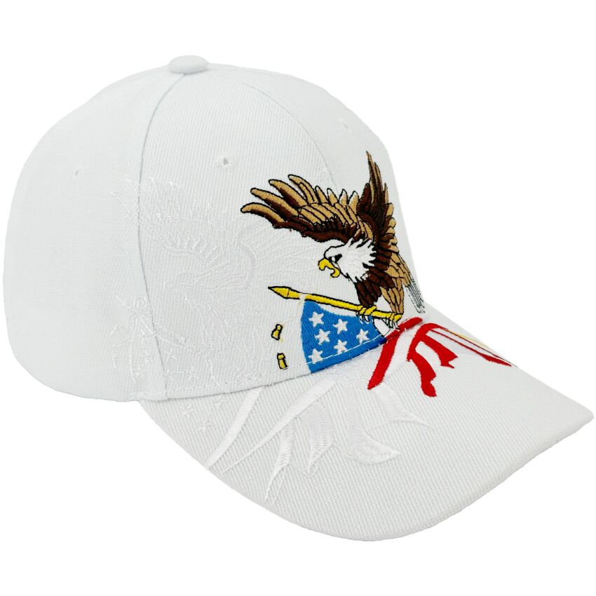 USA Design Embroidered Caps Bulk - Patriotic Wholesale