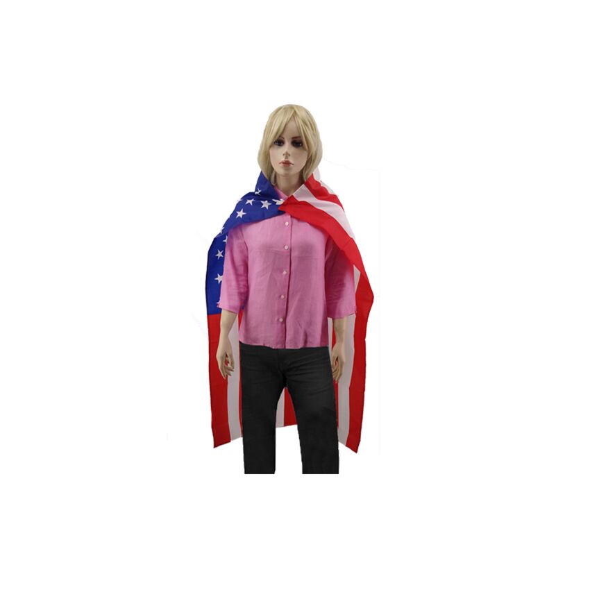 Wearable American Flag Cape in Bulk