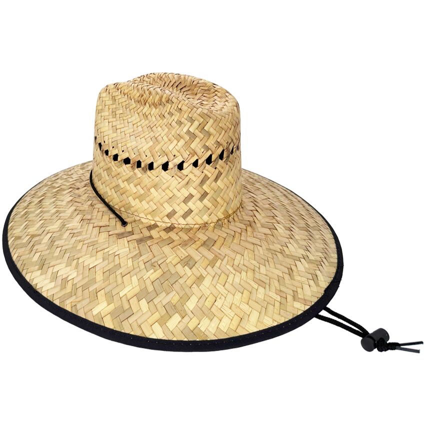 Bulk Man Sun Hat - Wide Brim Raffia Straw Light Weight