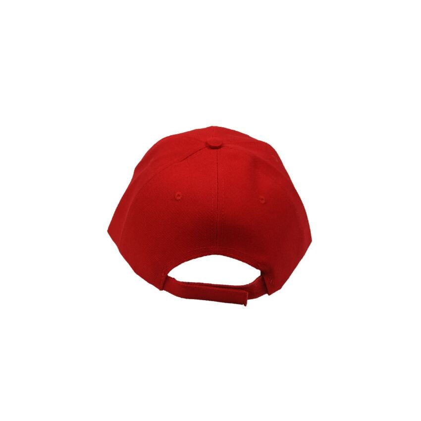 Bulk Plain Red Baseball Cap - Low Profile