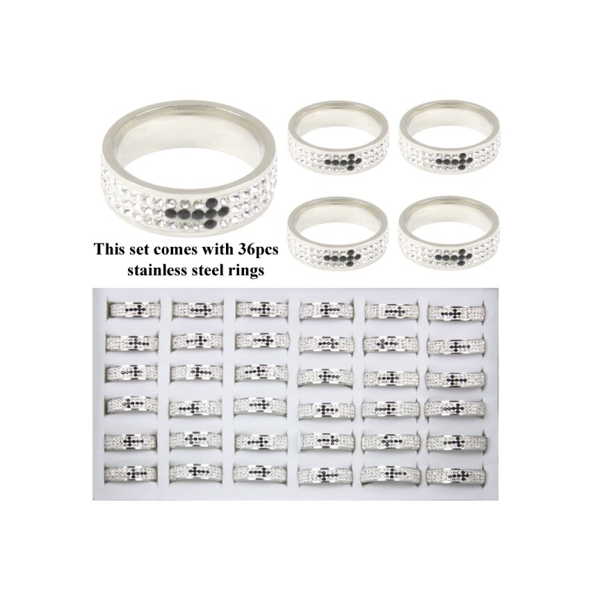 Stainless Steel Rings Set Wholesale Prices