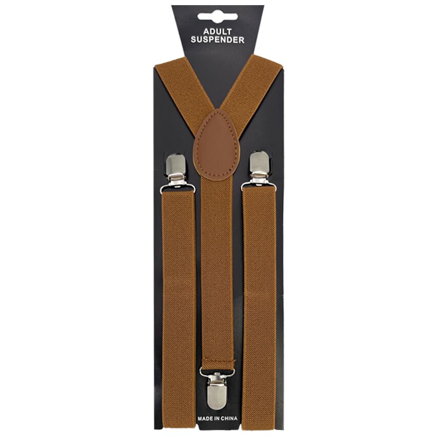 Light Brown Suspender in Bulk - Buy Now!