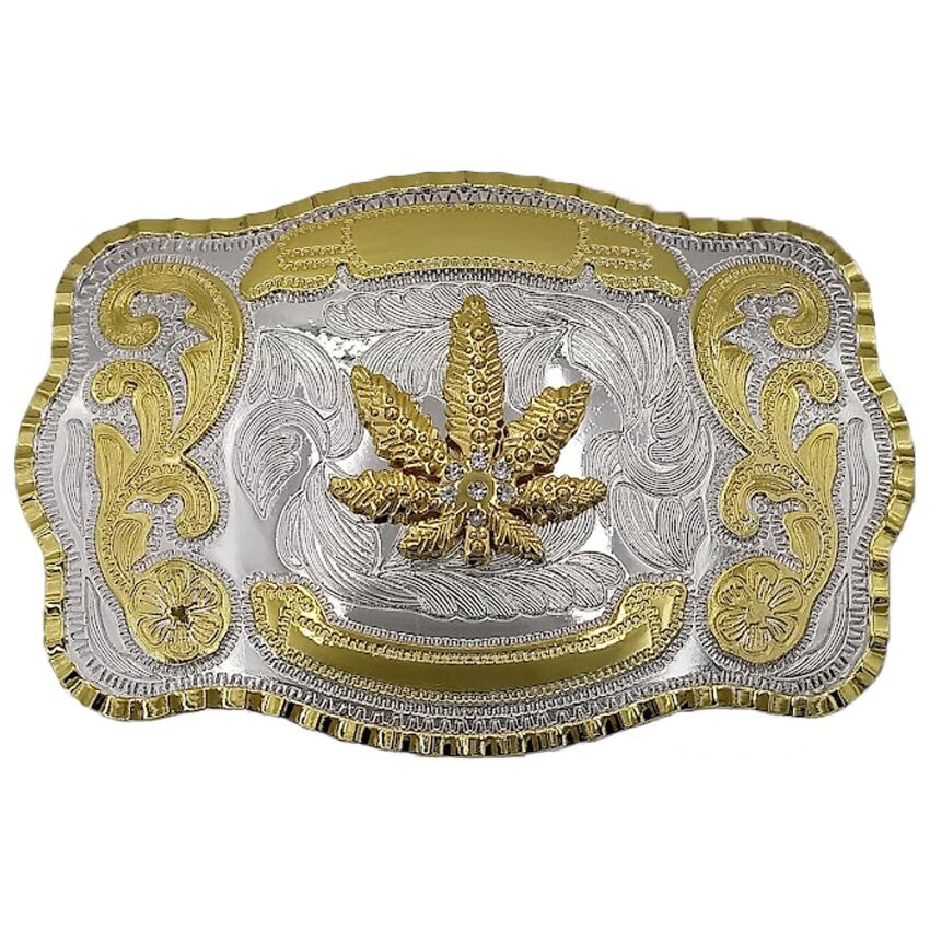 Oversize Marijuana Buckle - Wholesale & Bulk
