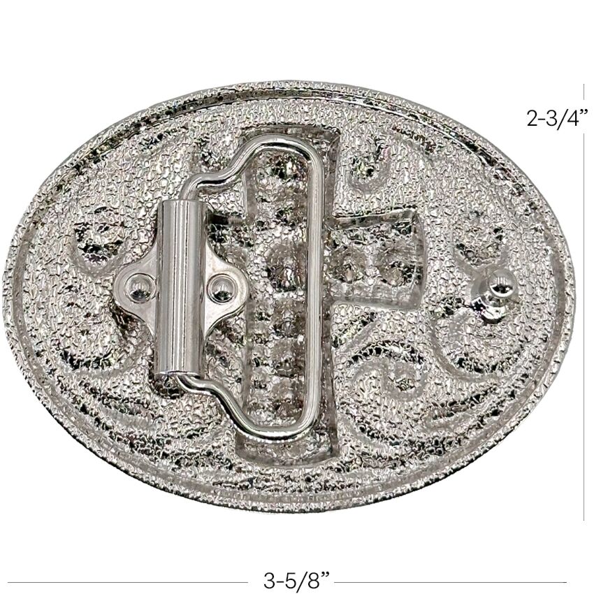 Rhinestone Cross Belt Buckle - Bulk Savings