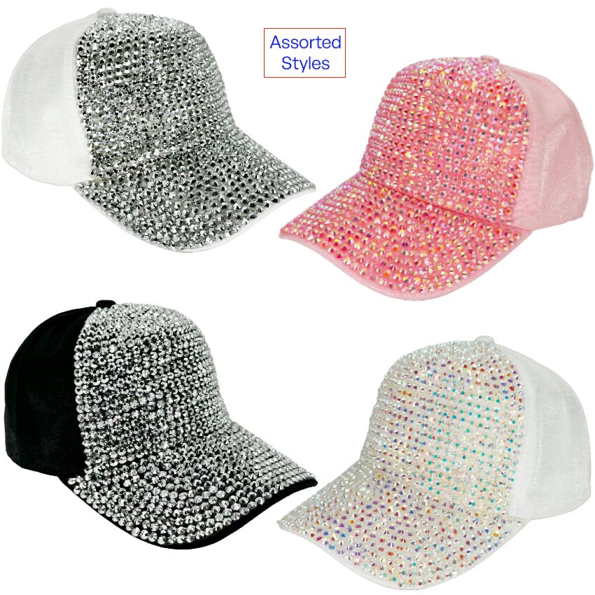 Party Bling Hats Wholesale - Wholesale Rhinestone Hats