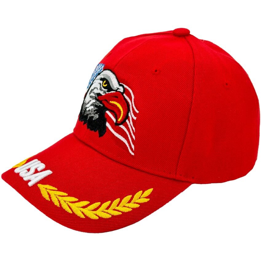 Wholesale Custom Embroidered Hats - Eagle & USA Flag