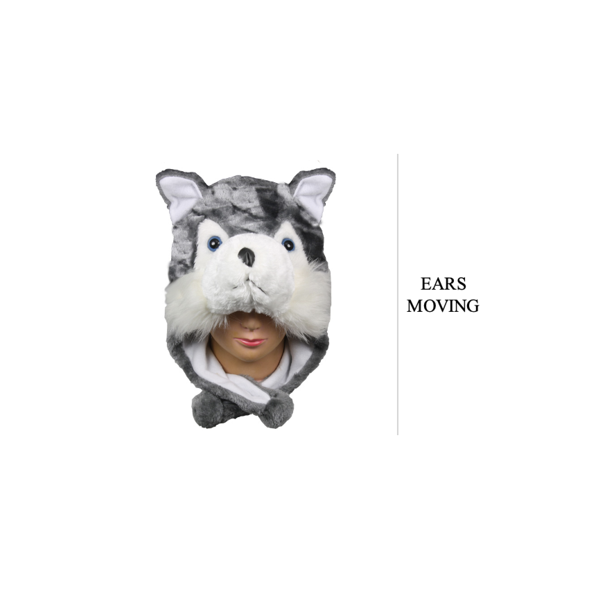 Wholesale Wolf Head Hats - Animal Hats in Bulk