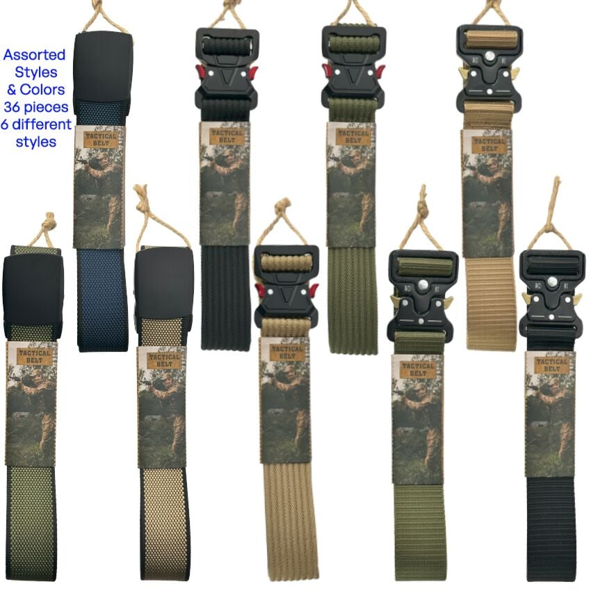 Wholesale Tactical Belts Set in Bulk - Diverse Styles
