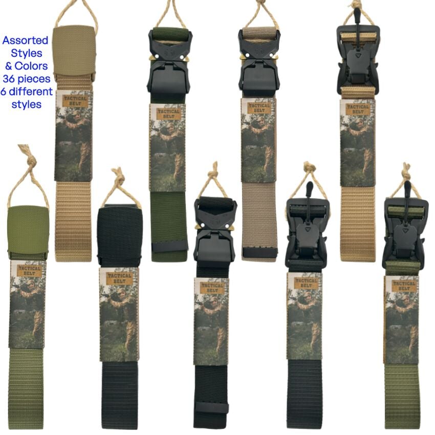 Wholesale Tactical Belts Set in Bulk - Diverse Styles