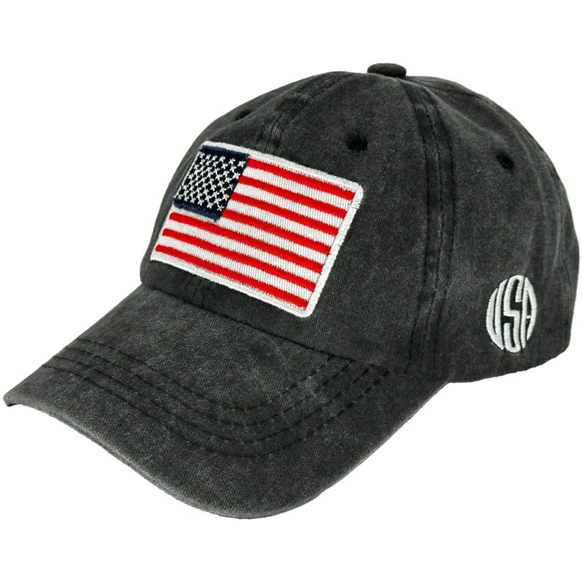 Wholesale Vintage Distressed Baseball Caps - USA Flag Design