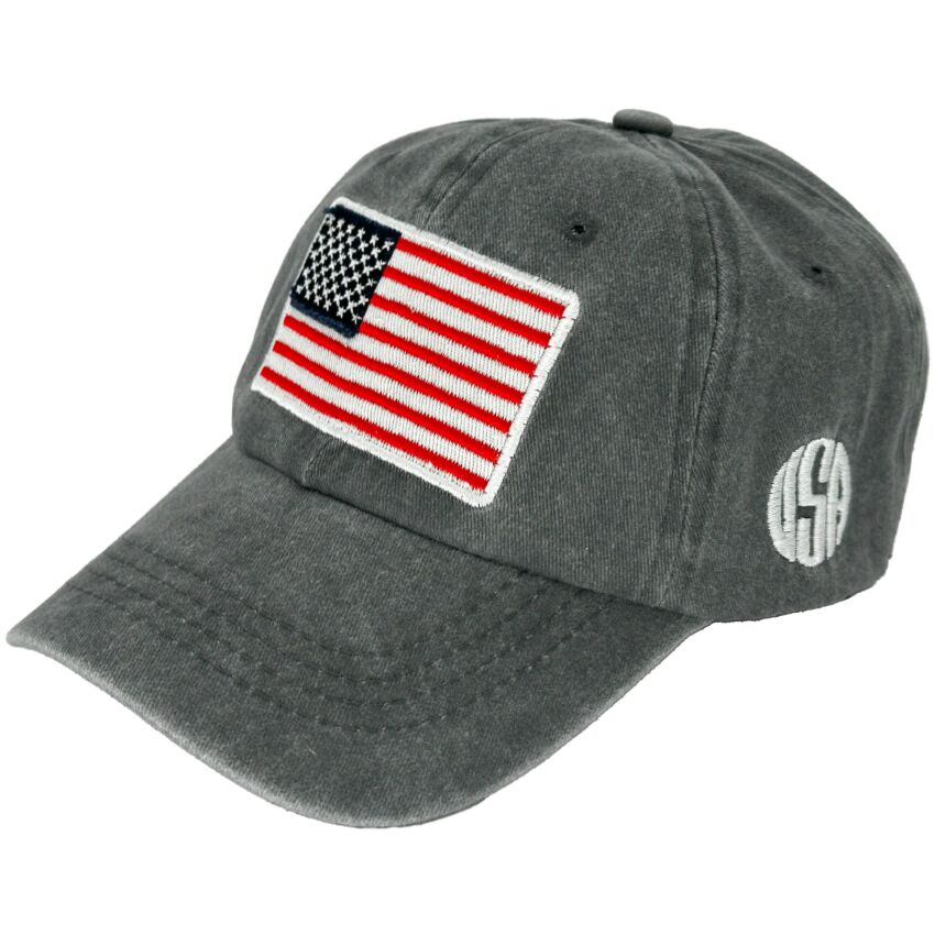 Wholesale Vintage Distressed Baseball Caps - USA Flag Design
