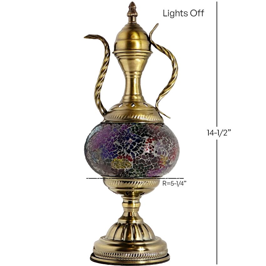 Turkish Lamps Wholesale - Colorful Teapot