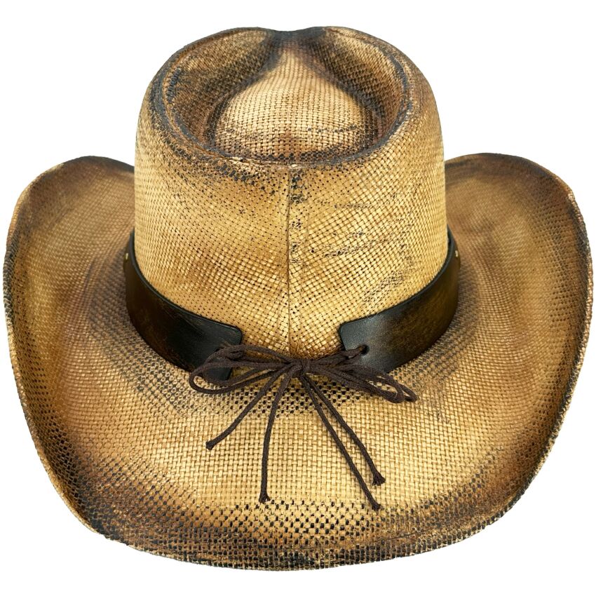 Wholesale Stained Cowboy Hats - Paper Straw Cowgirl Hats