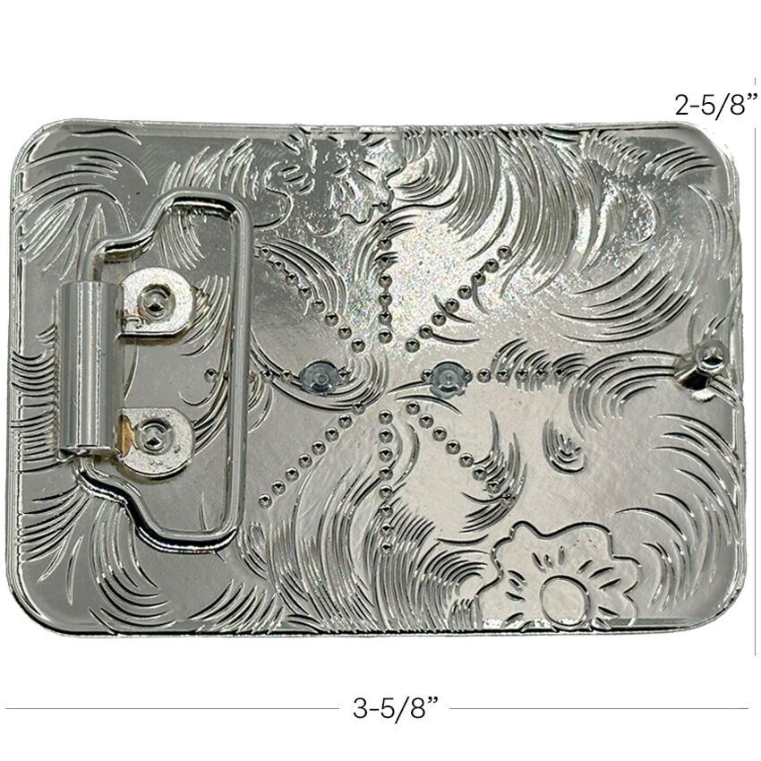 Wholesale Square Golden Bull Belt Buckle