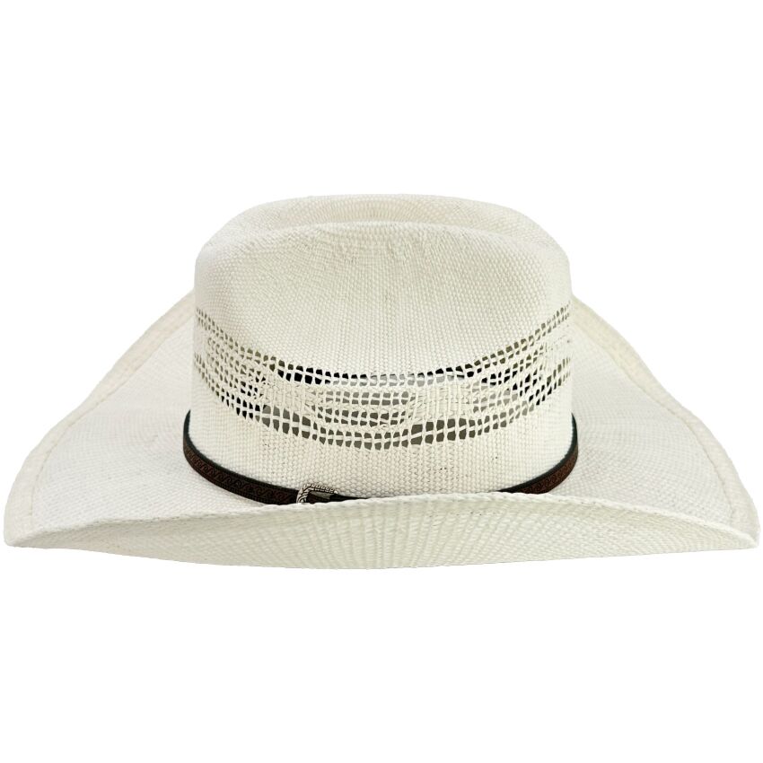 Bulk White Cowboy Hats with Cattleman Crown