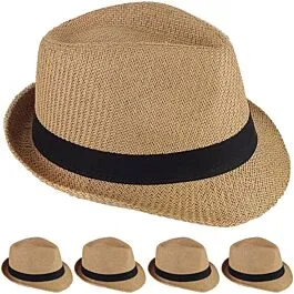 Buy Wholesale Elegant Peru Color Toyo Straw Trilby Fedora Hats