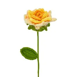 Wholesale Yellow Crochet Roses for Warm Bouquet Arrangements