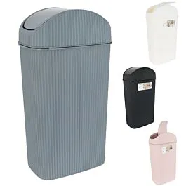 Bulk Compact Trash Bin – 1.1 Gal Slim Plastic Waste Bin