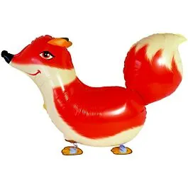 Red Fox Walking Balloons - Wholesale Birthday Supplies