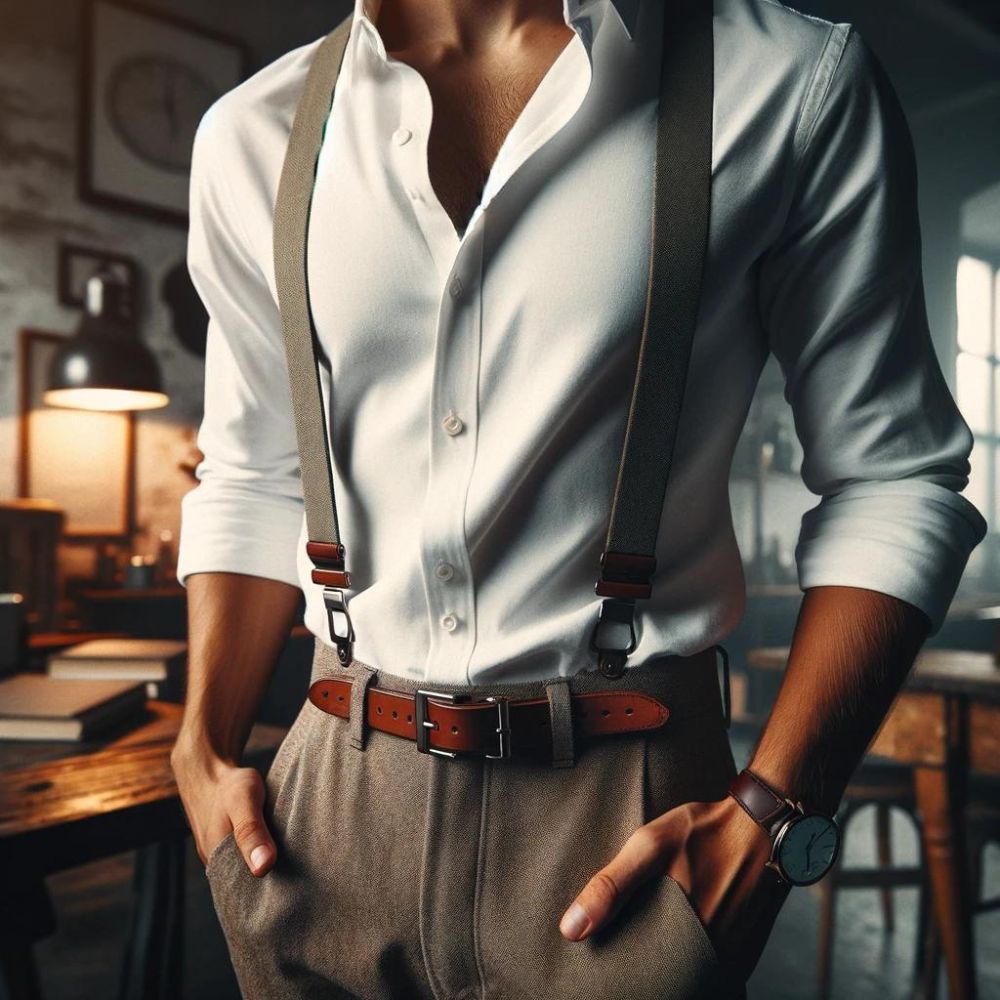How to Wear Suspenders with a Belt - The Quick and Easy Way