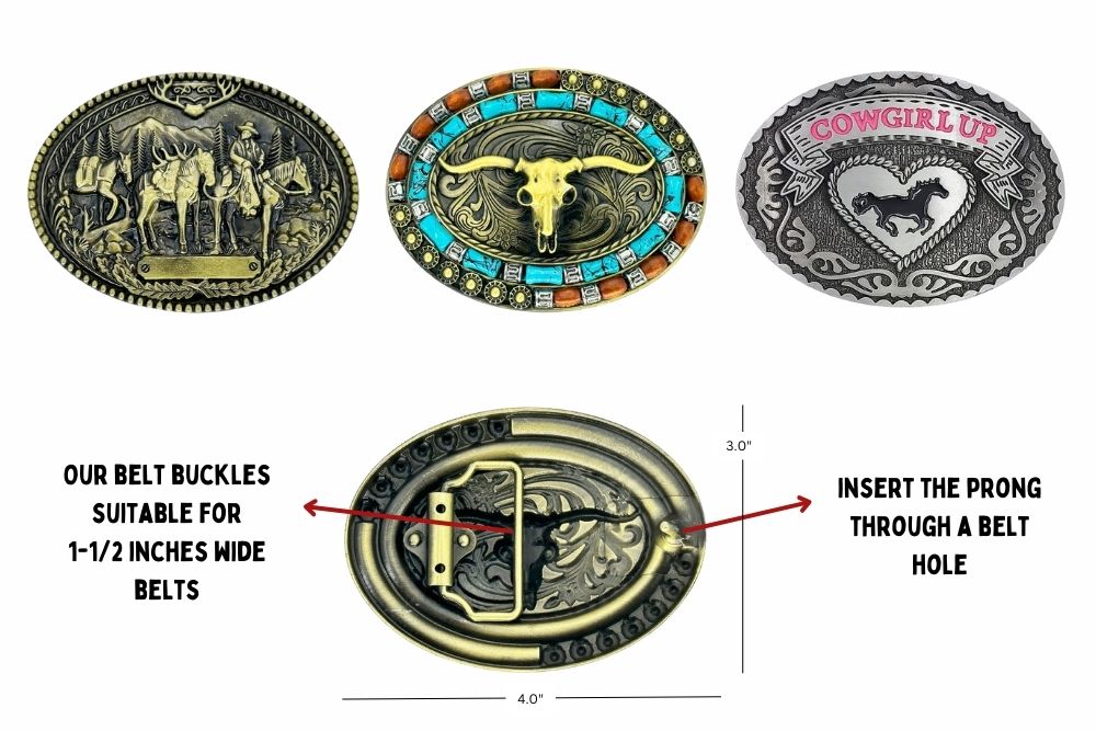 How to Put on a Belt Buckle - Step by Step with Picture