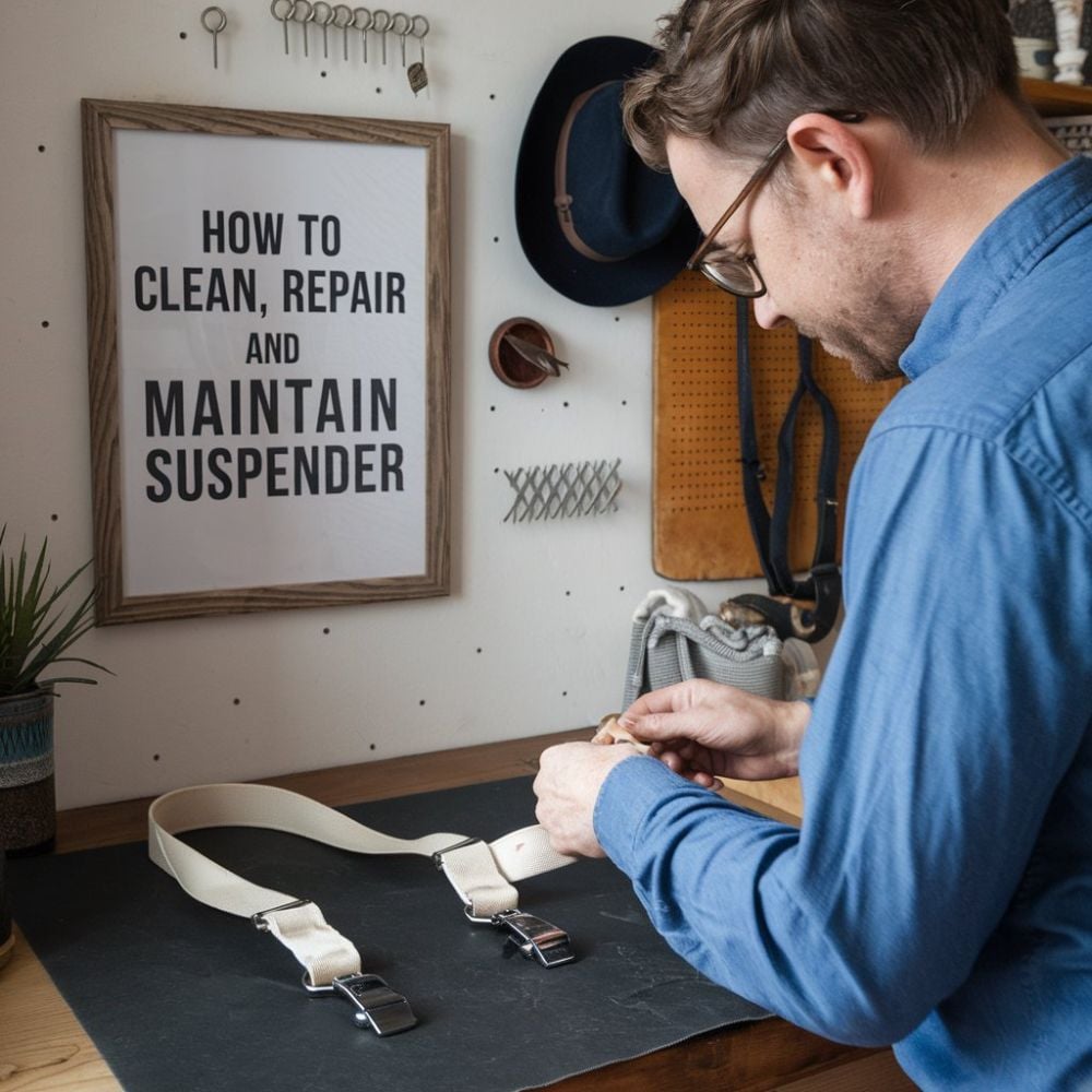 How to Clean, Wash, and Repair Suspenders Easily