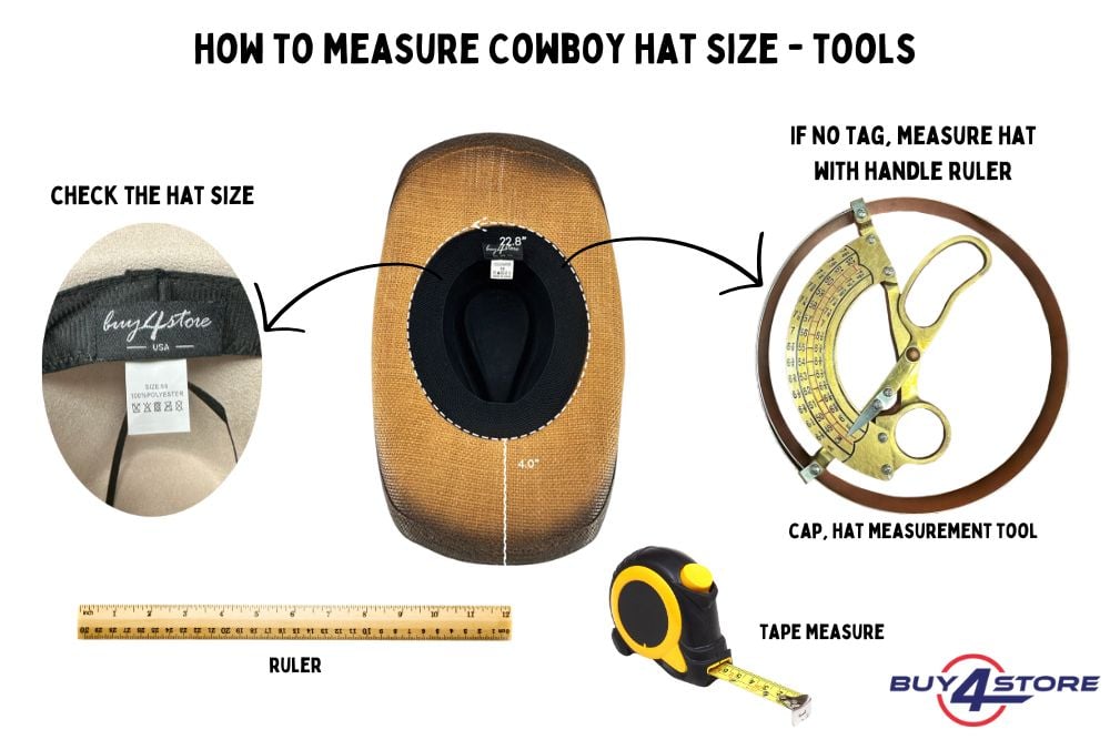 How to Measure for A Cowboy Hat? Cowboy Hat Size Chart