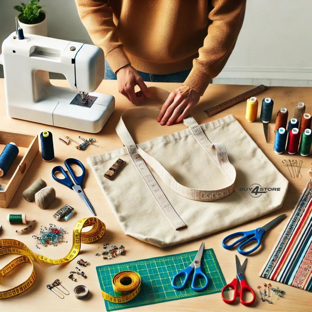 How to Easy Sew Tote Bag - How to Make Tote Bag