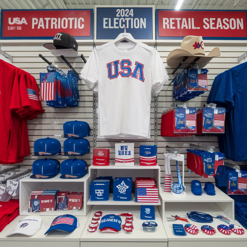 Wholesale Patriotic Merchandise for the 2024 USA Election